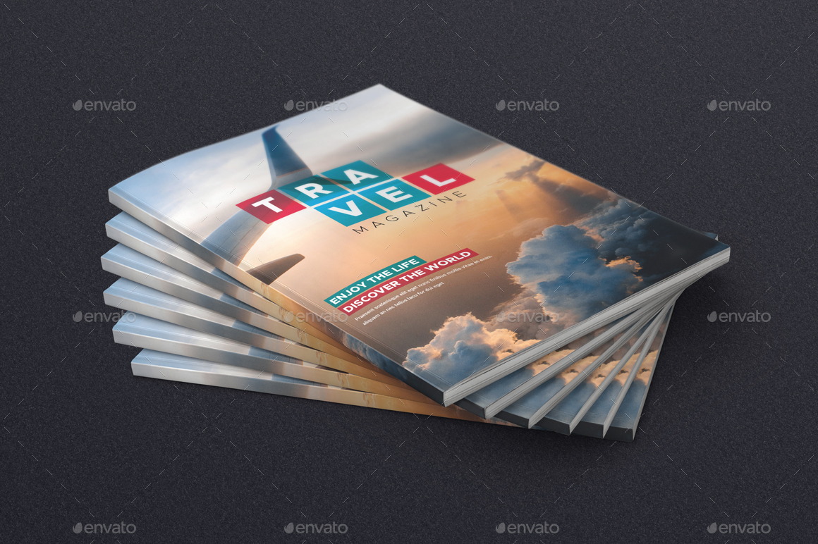 Travel Magazine by OrcShape | GraphicRiver