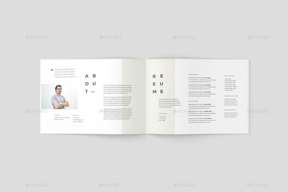 Multipurpose Portfolio, Print Templates | GraphicRiver