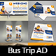 Bus Trip Advertising Bundle Template, Print Templates | GraphicRiver