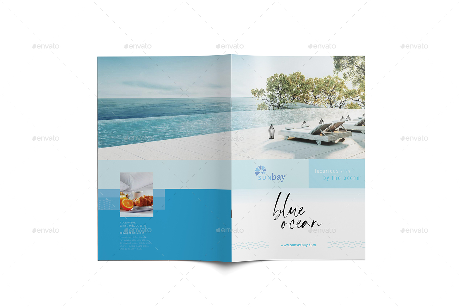 Beach Resort Catalog, Print Templates | GraphicRiver