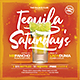 Tequila Saturday Flyer Template, Print Templates | GraphicRiver