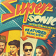 Super Sonic Retro Poster, Print Templates | GraphicRiver