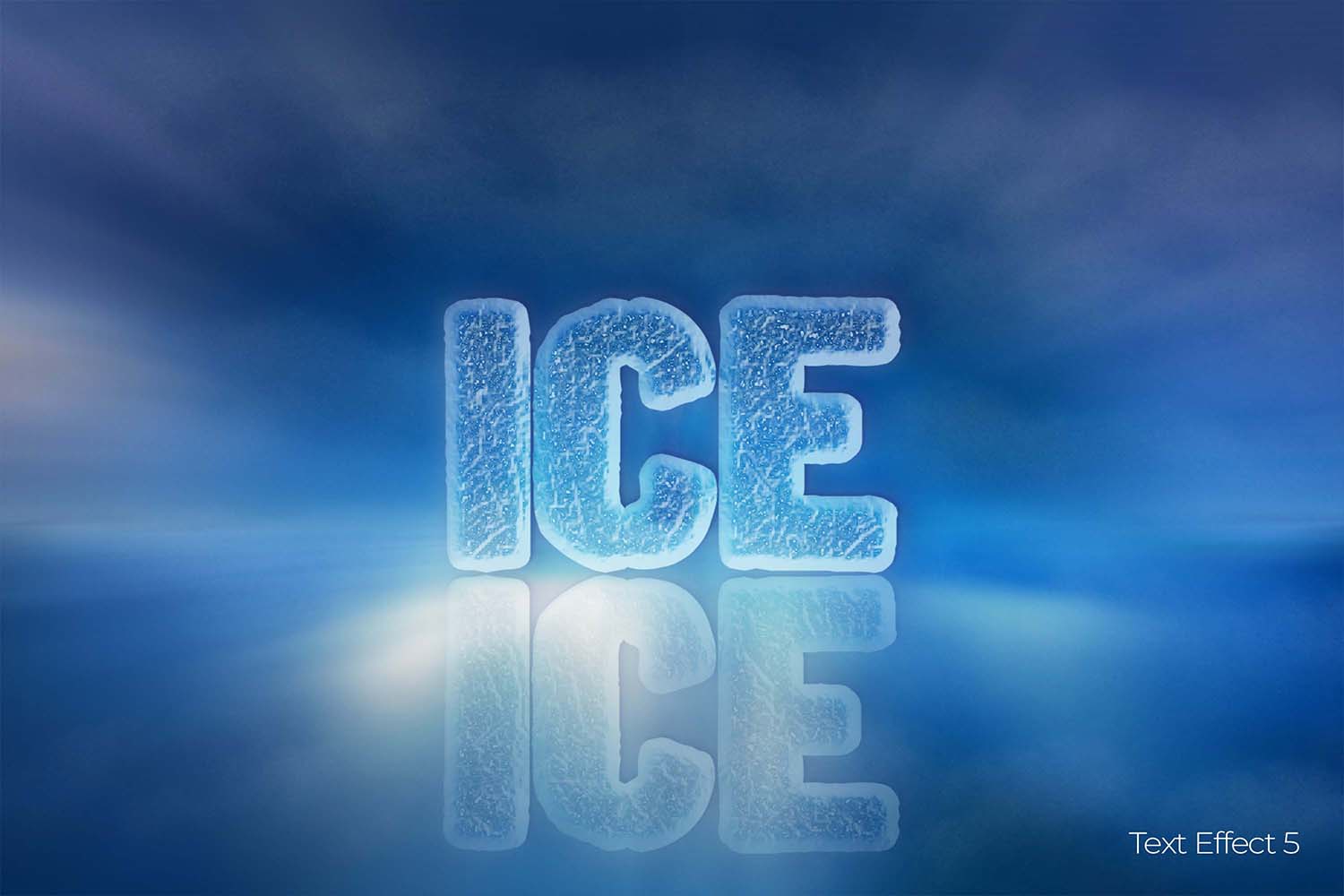 Clear Ice - 3D Text Effects - 5 PSD Templates, Add-ons | GraphicRiver