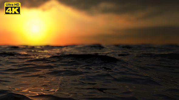Ocean Sunset Loop, Stock Footage | VideoHive