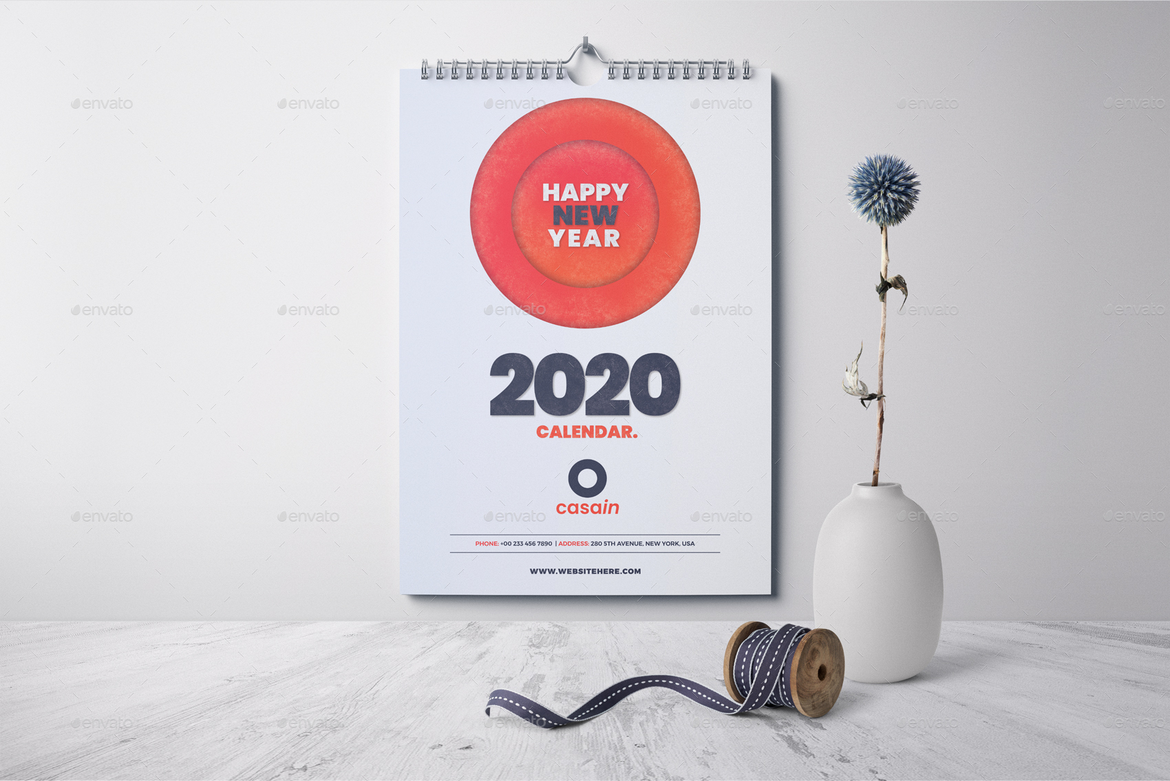 2020 Wall Calendar by Expirium | GraphicRiver