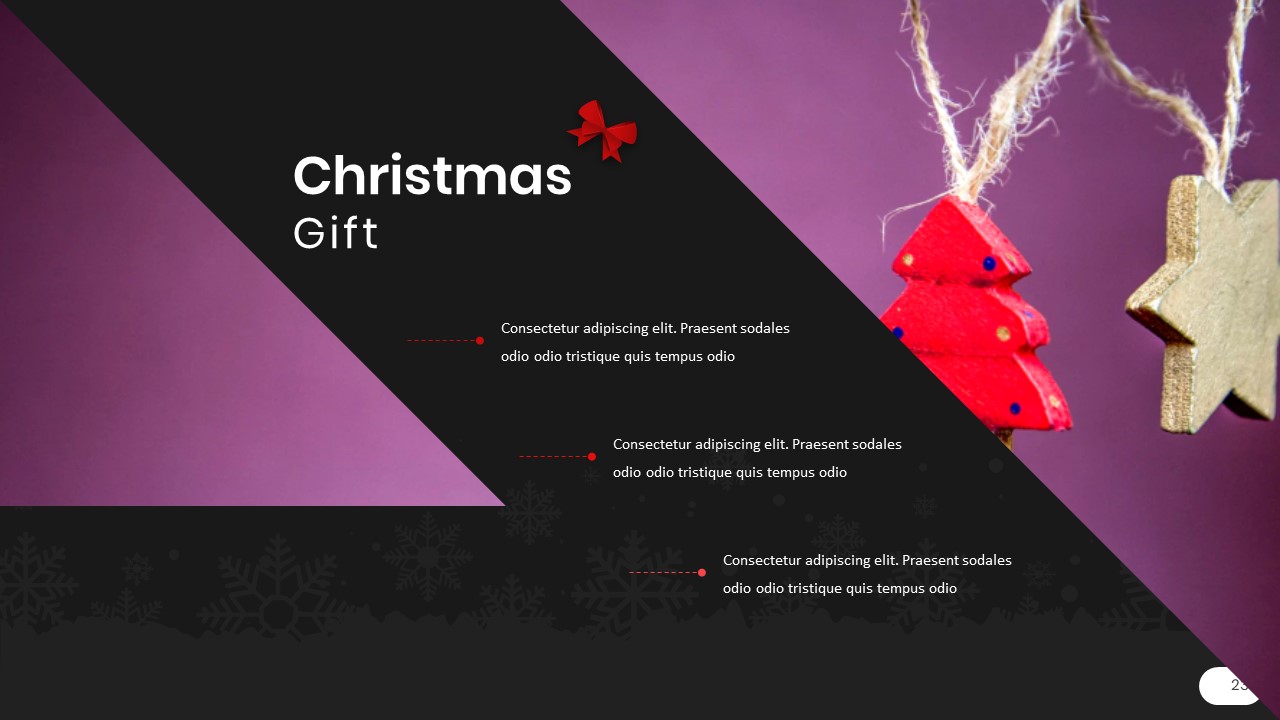 Merry Christmas Keynote Template by Slidesignus | GraphicRiver