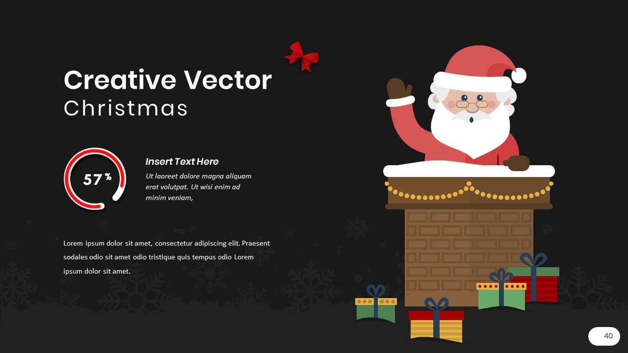 Merry Christmas Keynote Template by Slidesignus | GraphicRiver