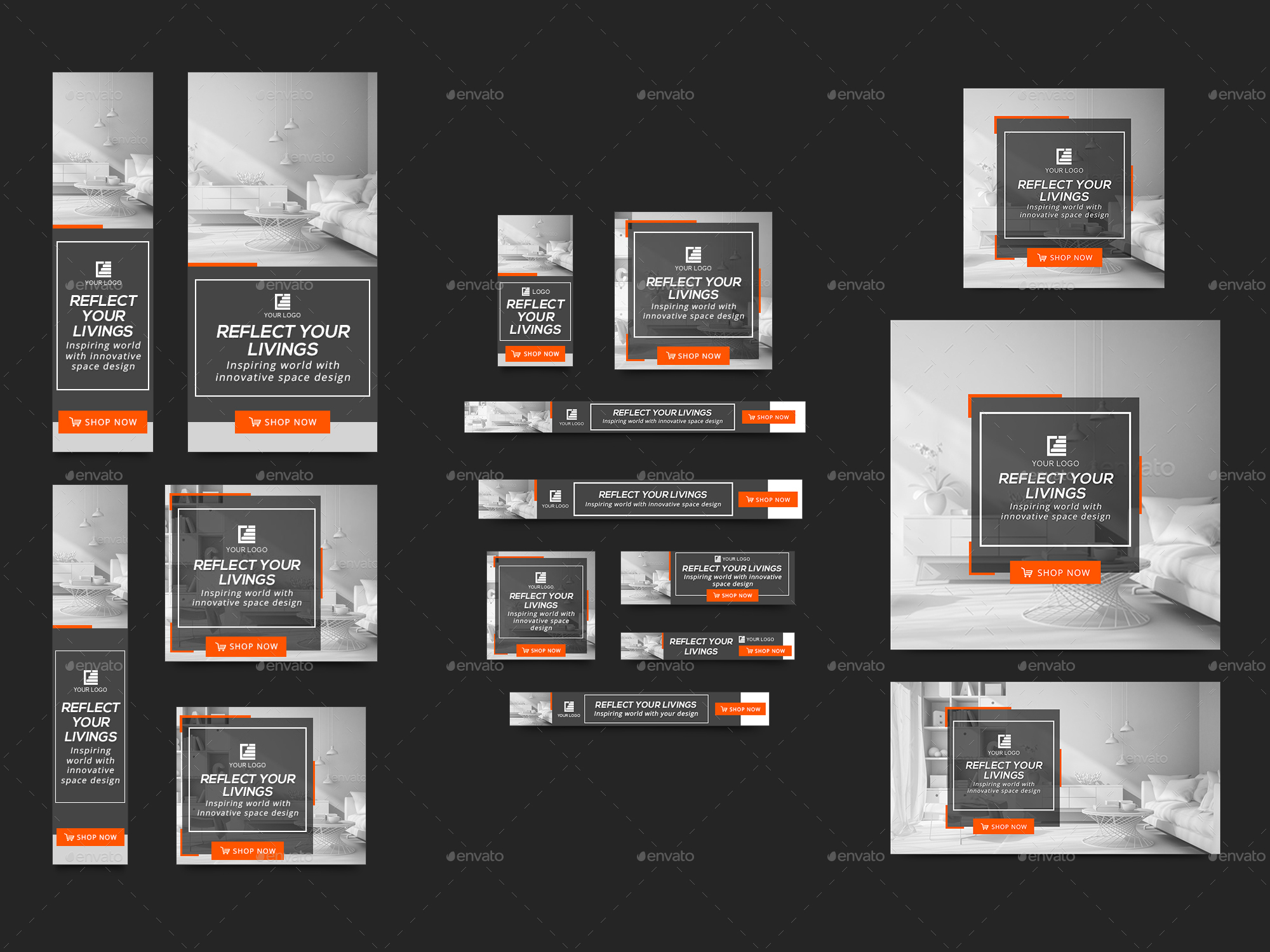 Interior Design Banners by BeatusGraphics | GraphicRiver