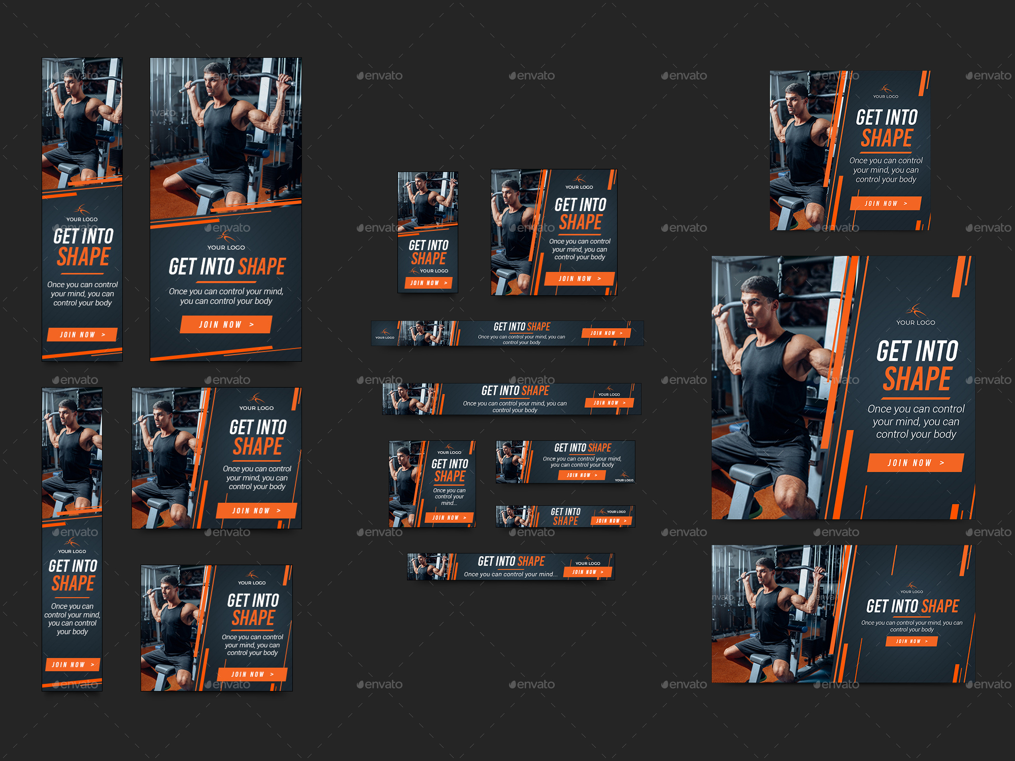 Fitness Banners by BeatusGraphics | GraphicRiver