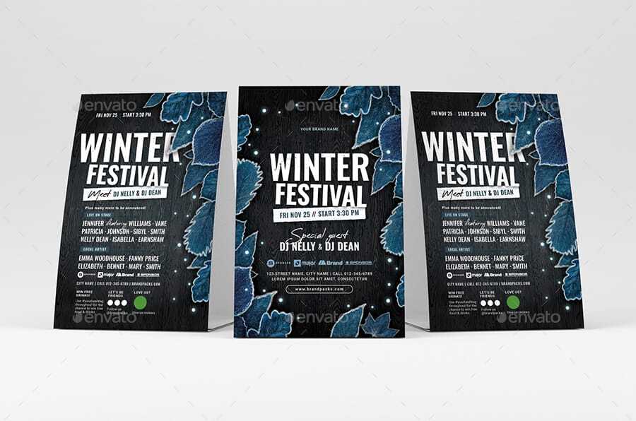 Winter Flyer Templates, Print Templates | GraphicRiver