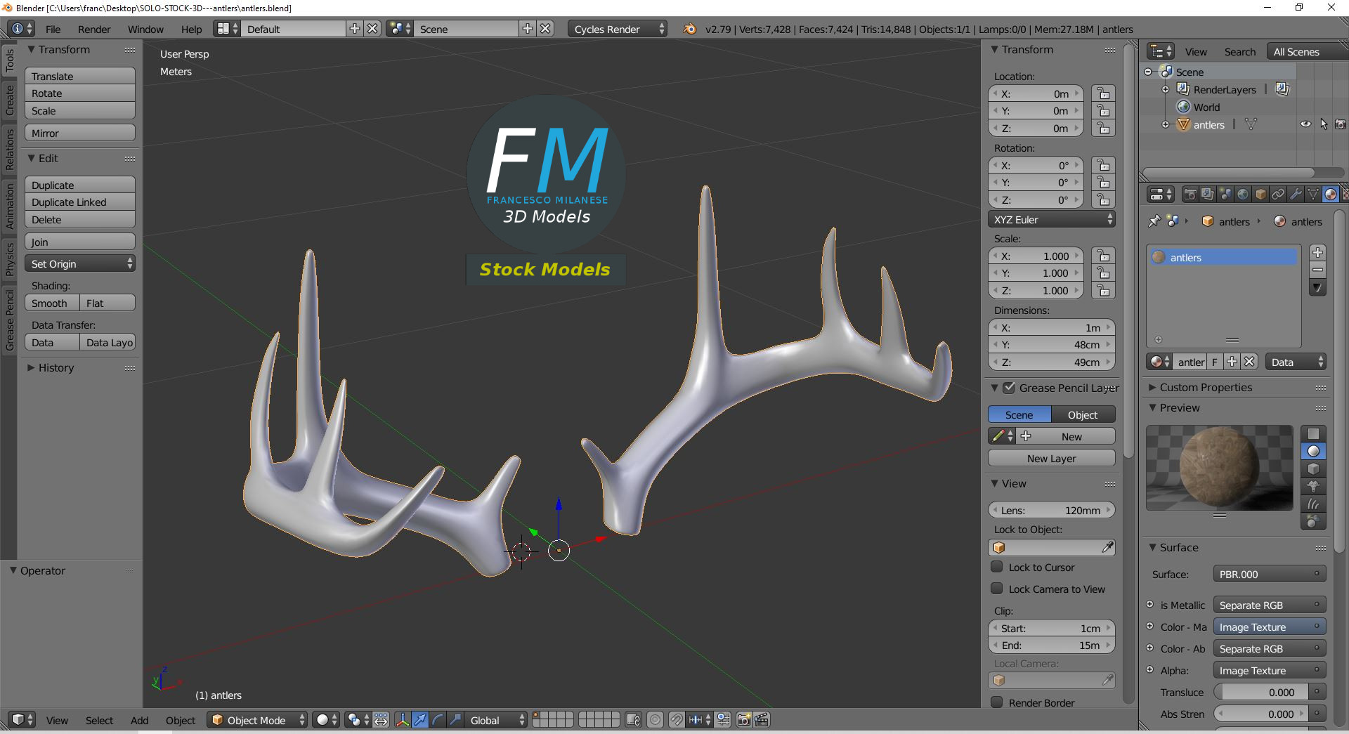 Antlers by FrancescoMilanese85 | 3DOcean