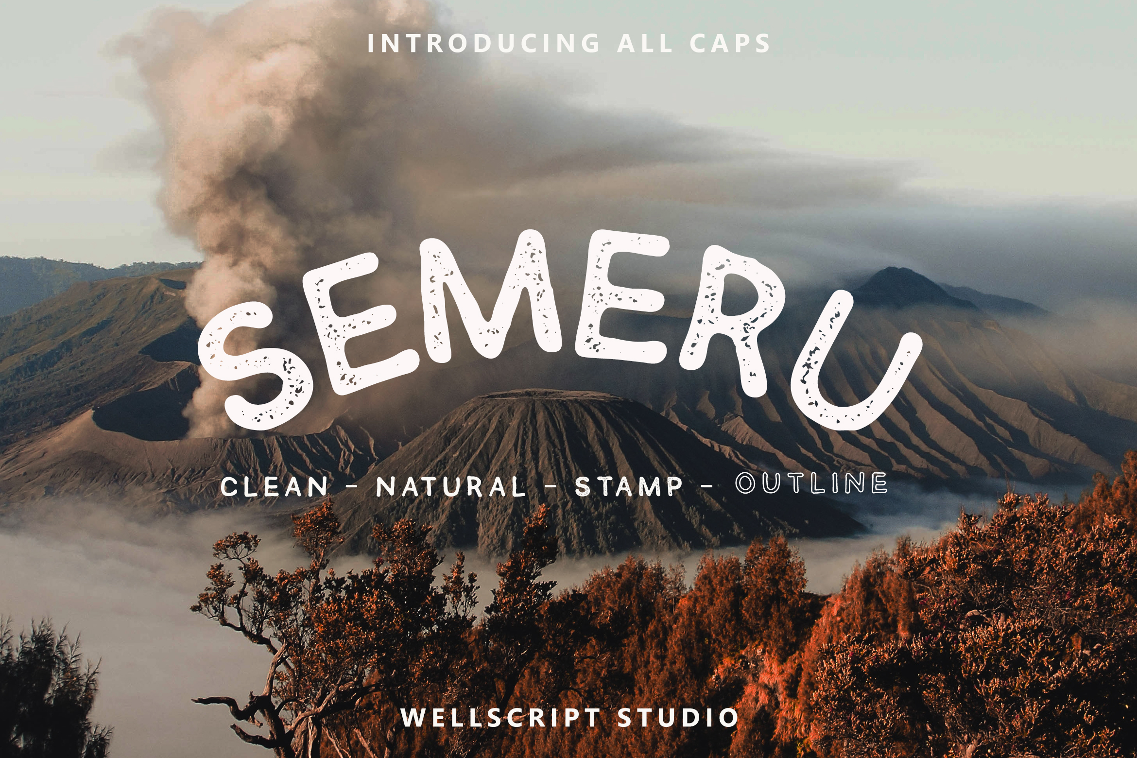 Semeru - Handwritten Sans Font, Fonts | GraphicRiver