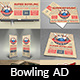 Bowling Advertising Bundle, Print Templates | GraphicRiver
