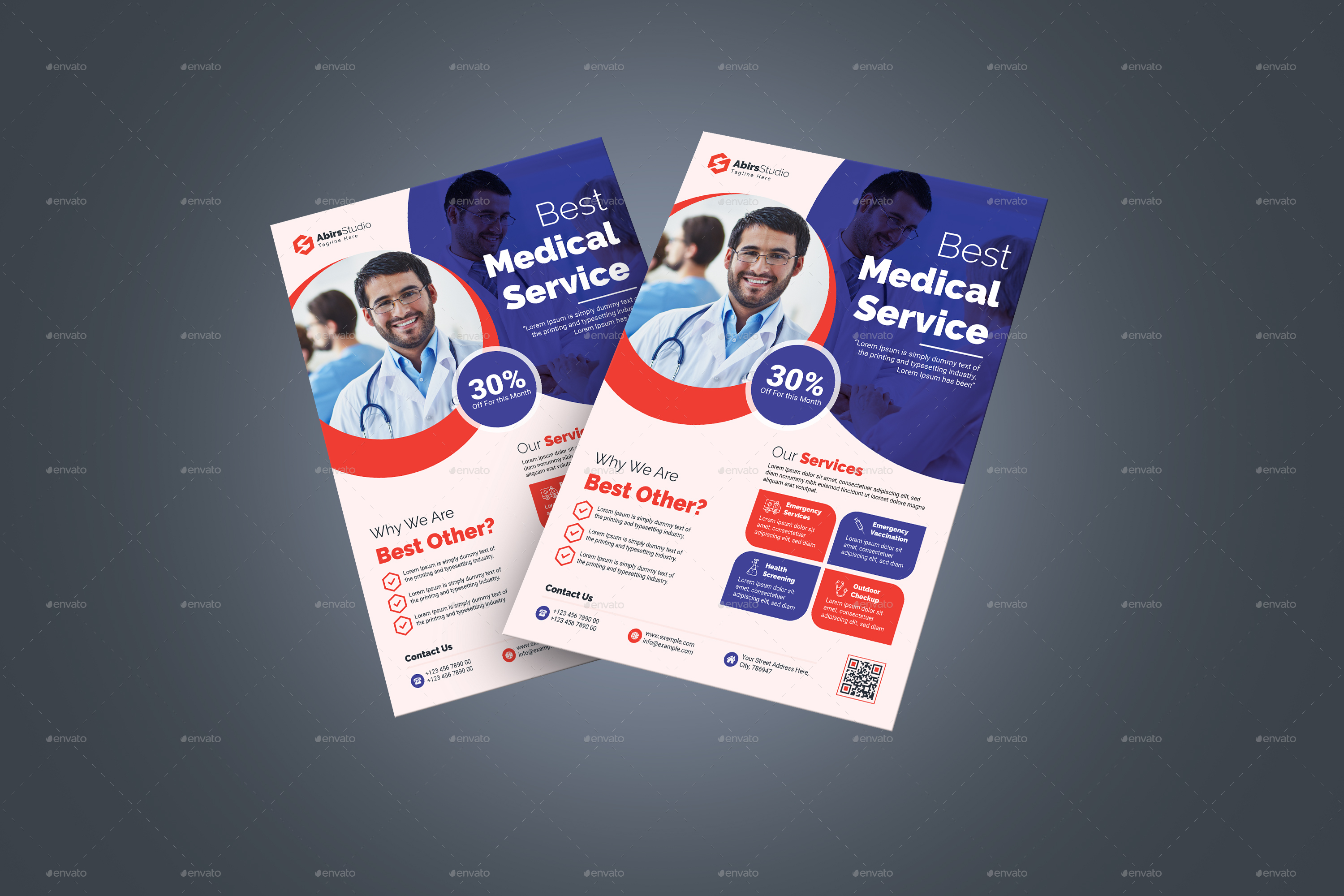 Medical Flyer Template, Print Templates | GraphicRiver