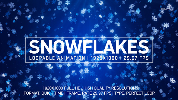 Snowflakes, Motion Graphics | VideoHive