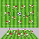 Football Field with Ball and Players, Vectors | GraphicRiver