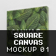 Square Canvas Ratio 1x1 Mockup 01, Graphics | GraphicRiver