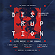 Disruption Electronic Music Flyer, Print Templates | GraphicRiver