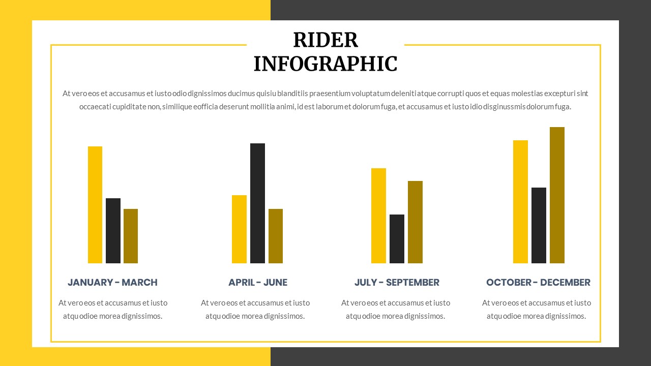 Rider – Motorbike Service PowerPoint Template, Presentation Templates