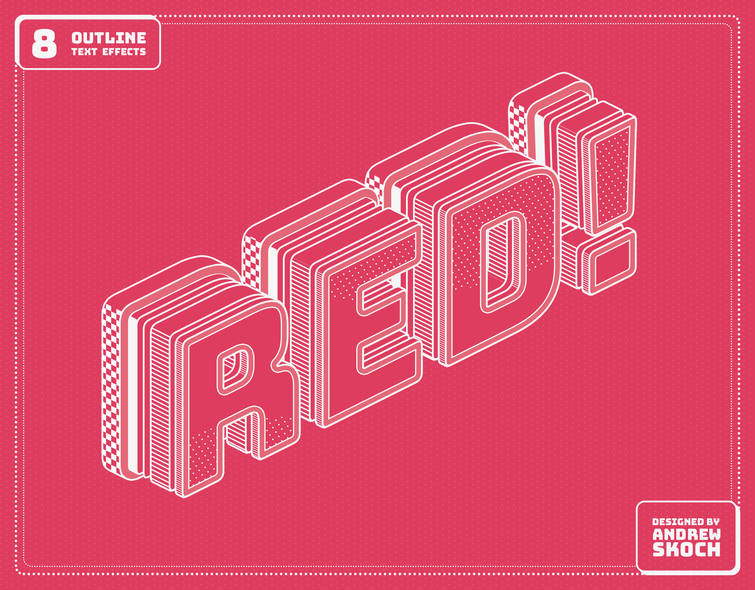 Outline Text Effects, Add-ons | GraphicRiver