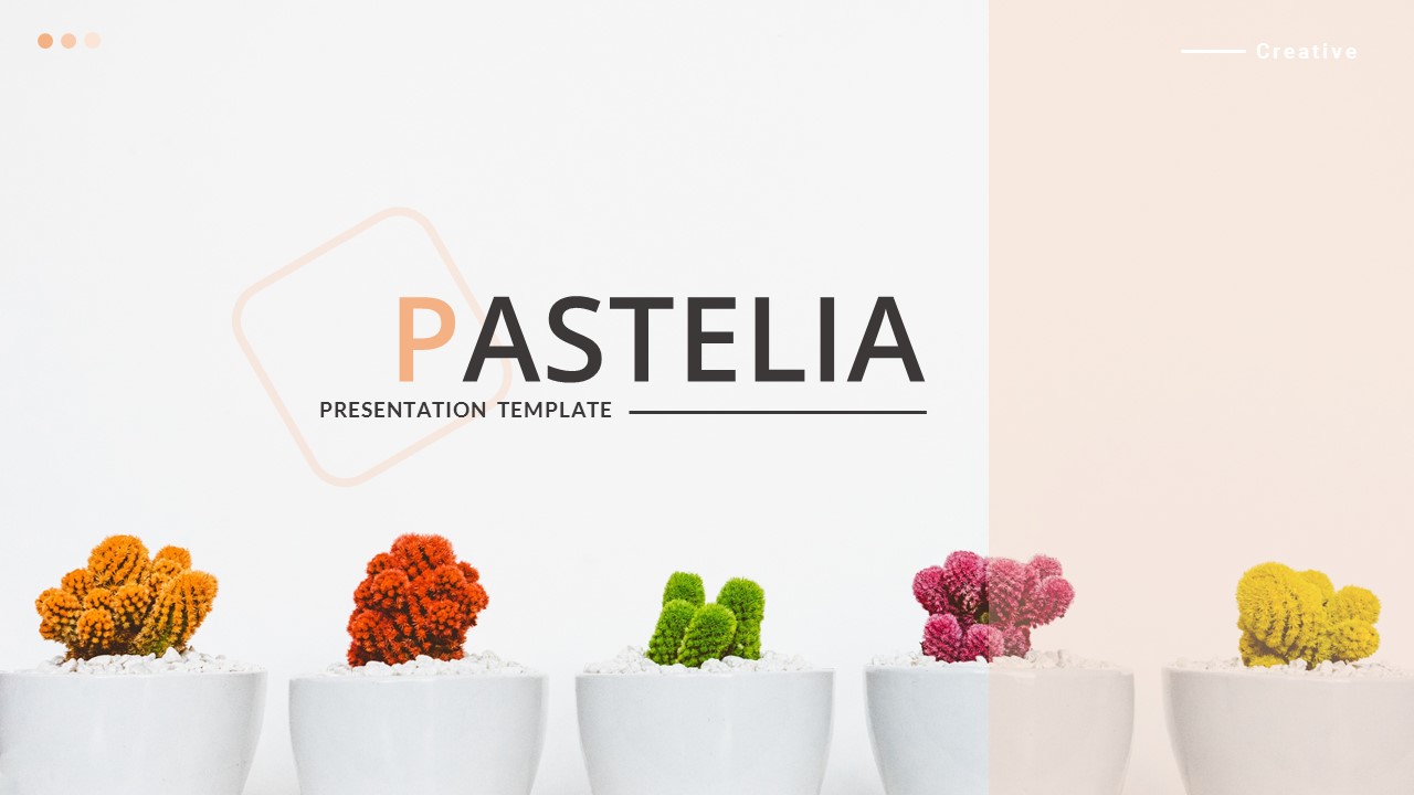 Pastelia – Creative Business Google Slides Template, Presentation Templates