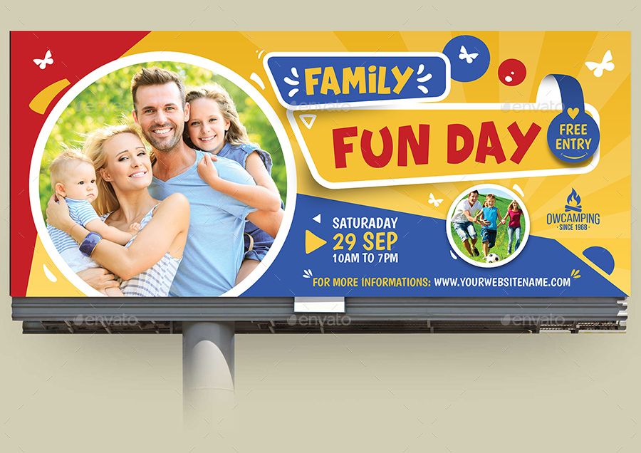 Family Fun Day Advertisng Bundle, Print Templates | GraphicRiver