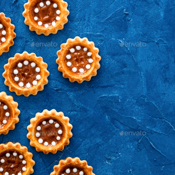 Cookies on blue color 2020 background Stock Photo by Fasci | PhotoDune