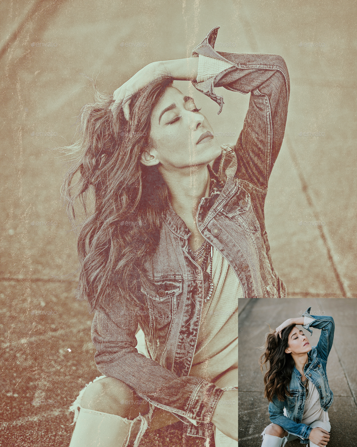 Old Faded - Photo Template, Graphics | GraphicRiver