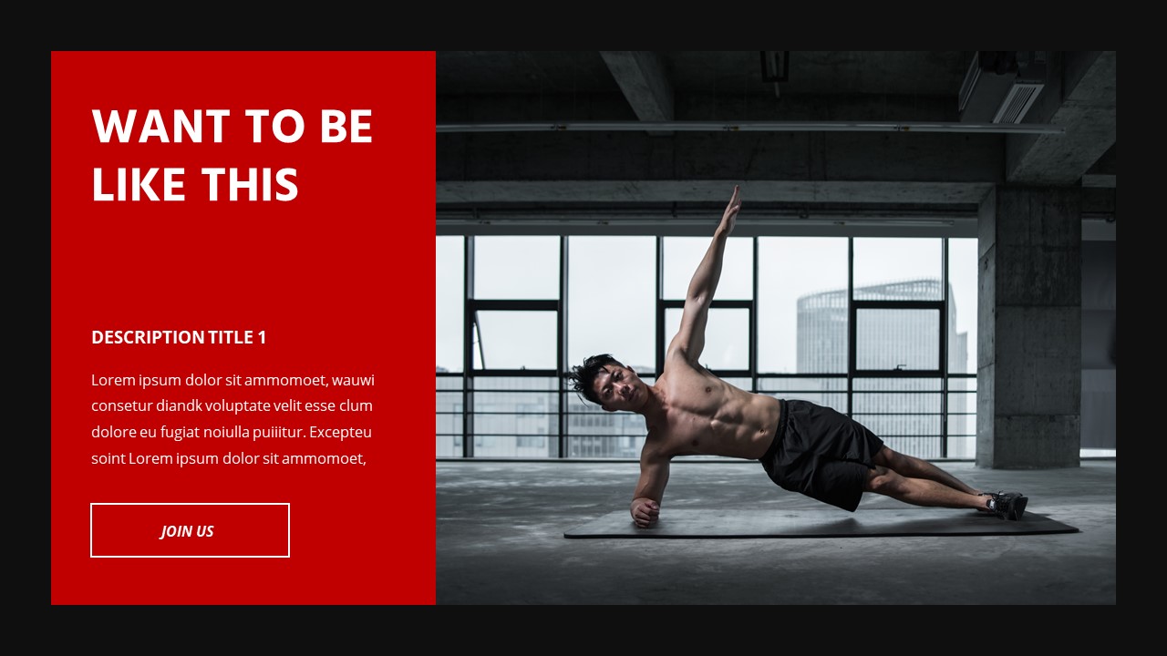 Muscle - Gym & Fitness Google Slide Persentation Template, Presentation ...