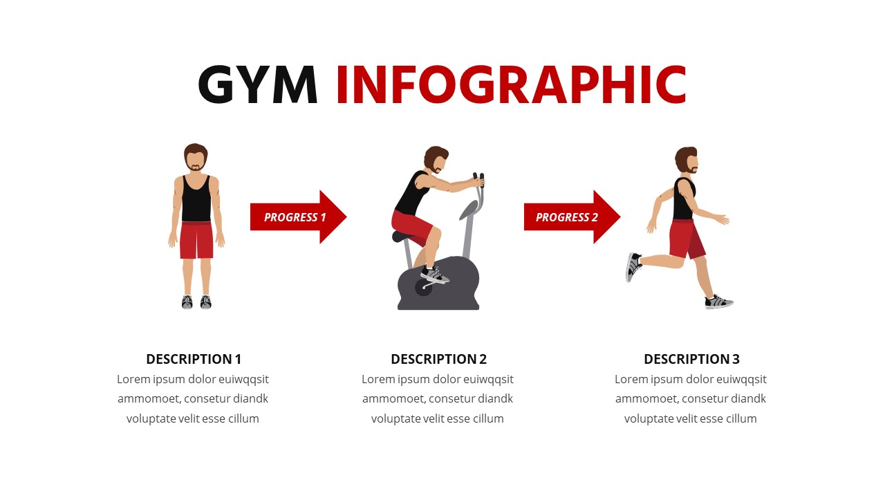 Muscle - Gym & Fitness Google Slide Persentation Template, Presentation ...