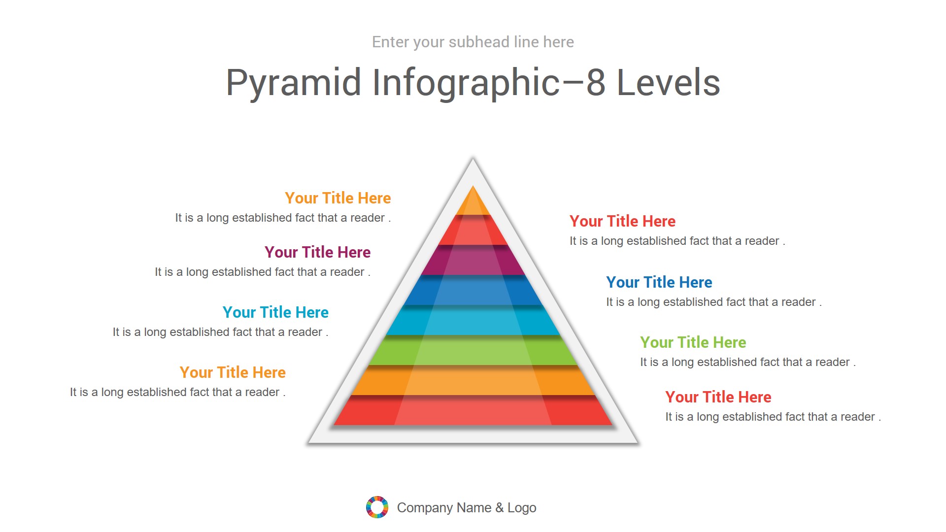 Pyramid Infographics PowerPoint Template diagrams by CiloArt | GraphicRiver