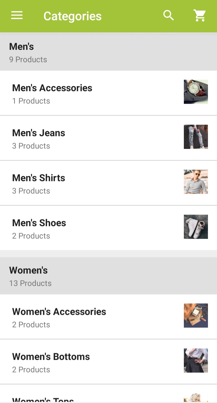 Android Ecommerce - Universal Android Ecommerce / Store Full Mobile App ...