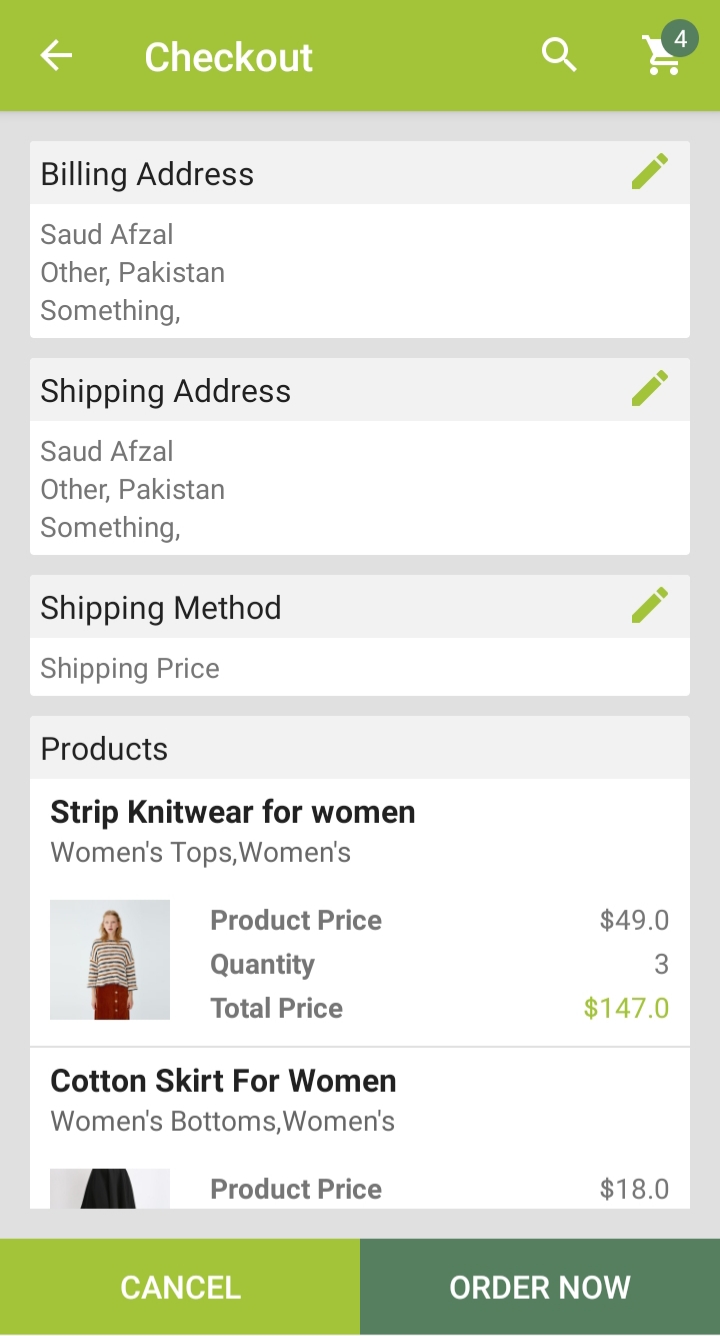 Android Ecommerce - Universal Android Ecommerce / Store Full Mobile App ...