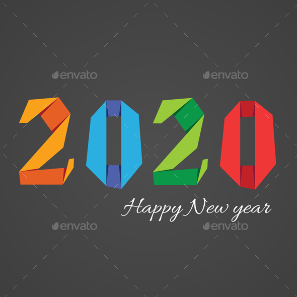 Happy New Year 2020 Background by C-Creations | GraphicRiver