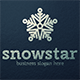 Snow Star Snowflake Logo, Logo Templates | GraphicRiver