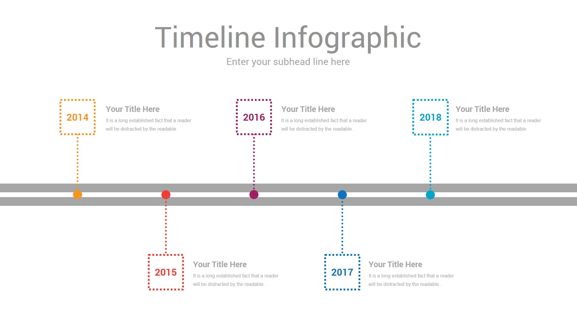 Timeline Infographics Google Slides Presentation Template diagrams by ...
