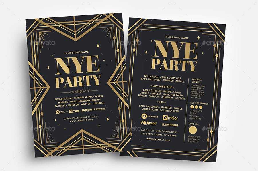 Art Deco Flyer Templates, Print Templates | GraphicRiver