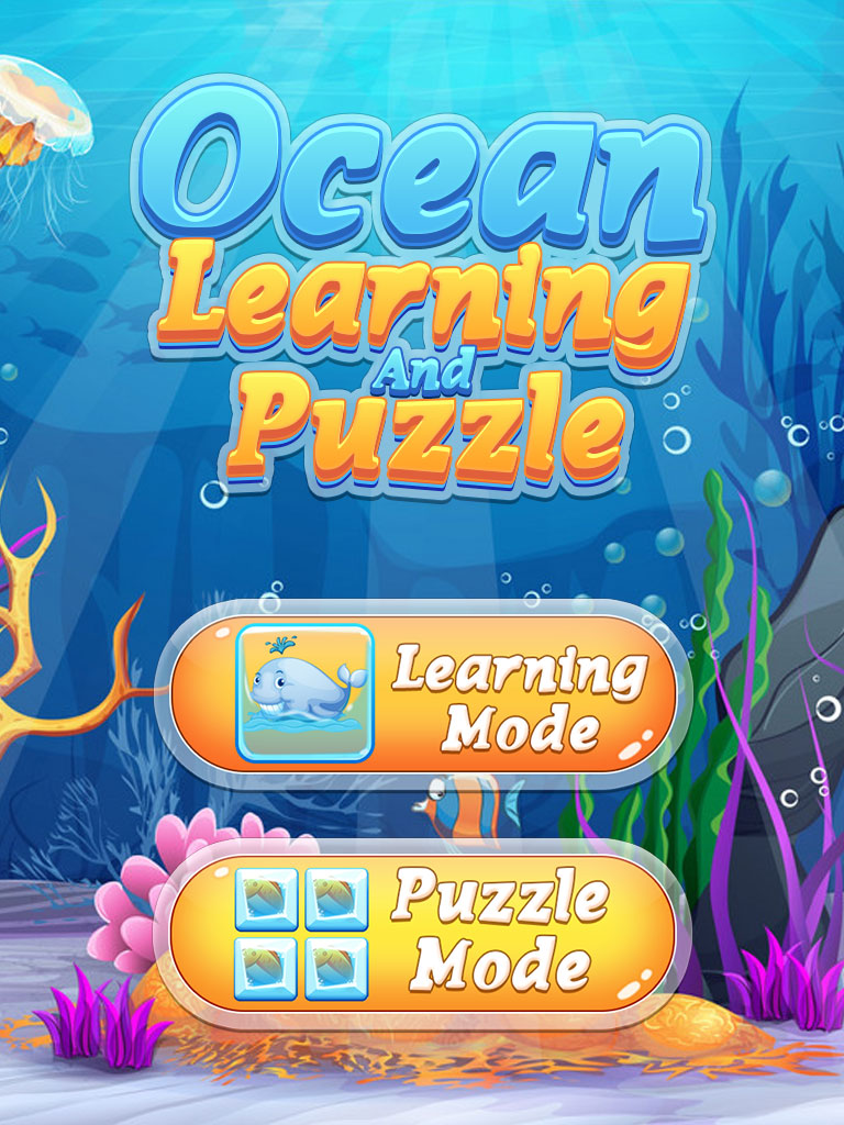 Ocean Learning With Match Puzzle Game + IOS by iQueen | CodeCanyon