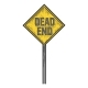 Dead End Road Sign Sketch Engraving Vector, Vectors | GraphicRiver
