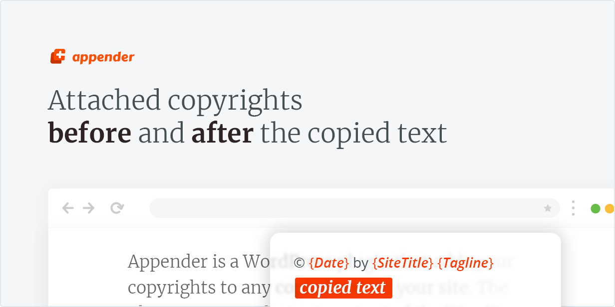 Appender – Copycat Content Protection for WordPress by merkulove ...
