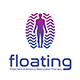 Floating Logo Float Therapy Man in Water Symbol, Logo Templates ...