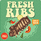 Fresh Ribs Restaurant Flyers, Print Templates | GraphicRiver