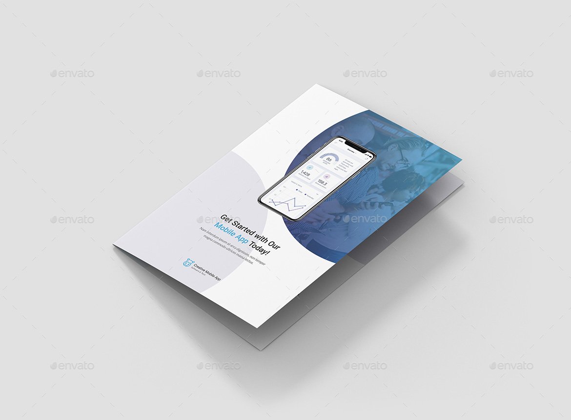 Creative App – Brochures Bundle Print Templates 8 in 1, Print Templates