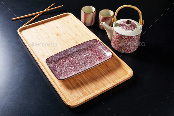Set of plate in japanese style Stock Photo by pbombaert | PhotoDune