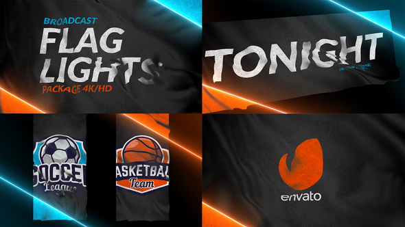 Broadcast Flag Lights by Premiumilk | VideoHive