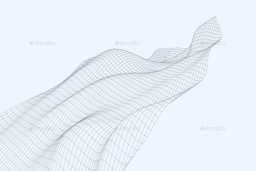 Netwave - Smooth Network Wave Background, Graphics | GraphicRiver