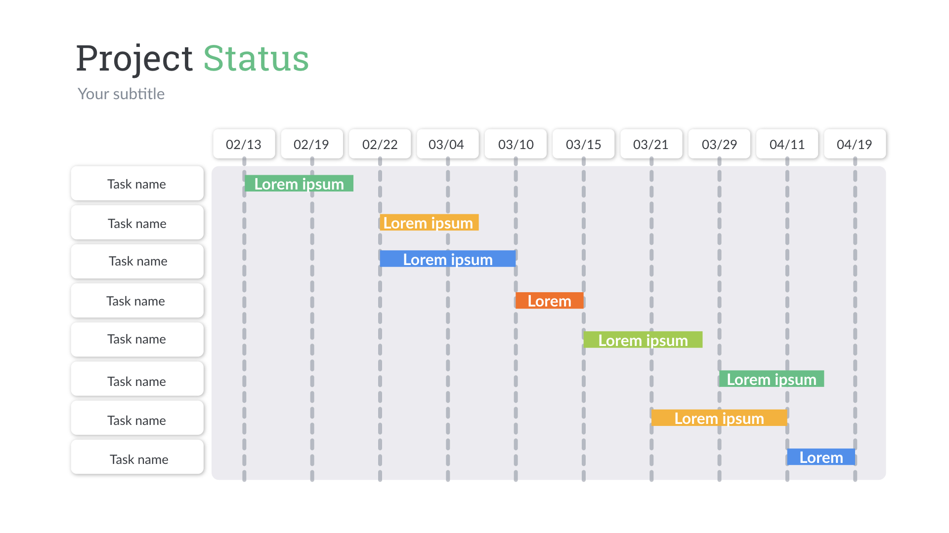 Project Status Keynote Presentation Template by SanaNik | GraphicRiver