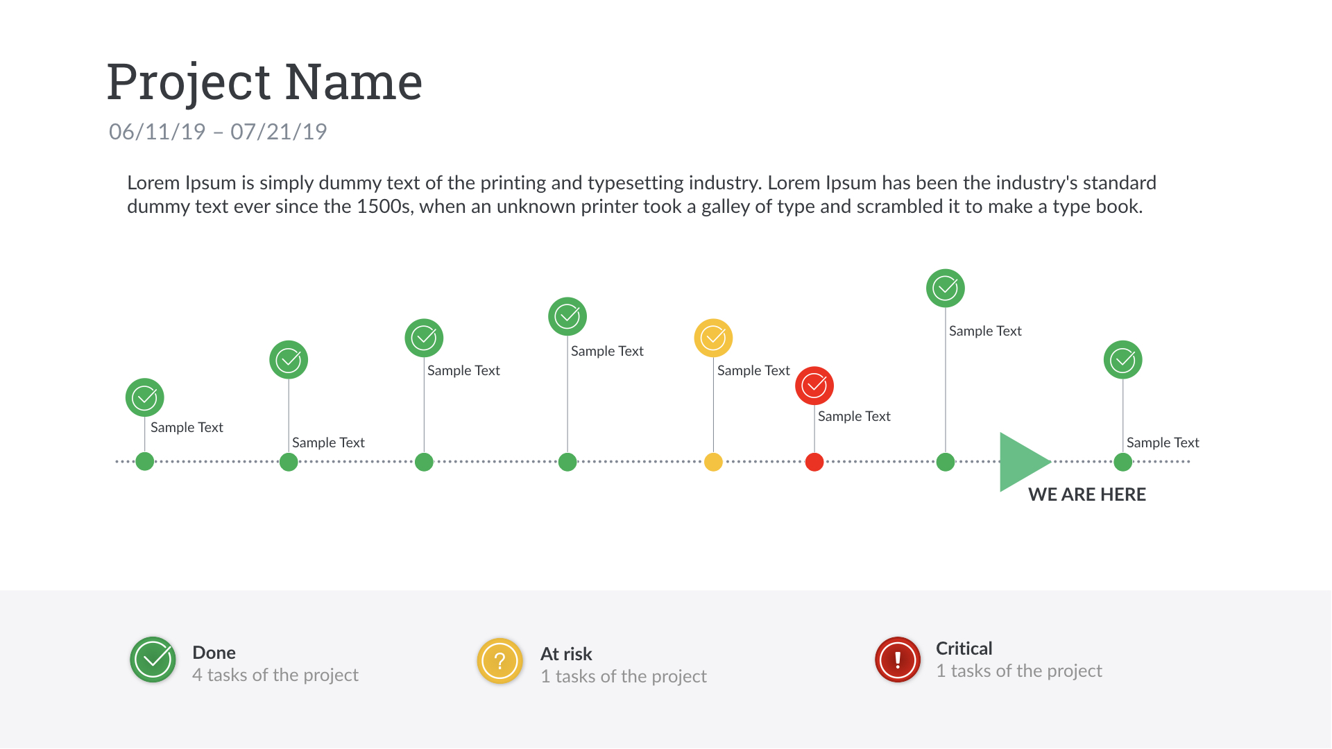 Project Status Keynote Presentation Template by SanaNik | GraphicRiver