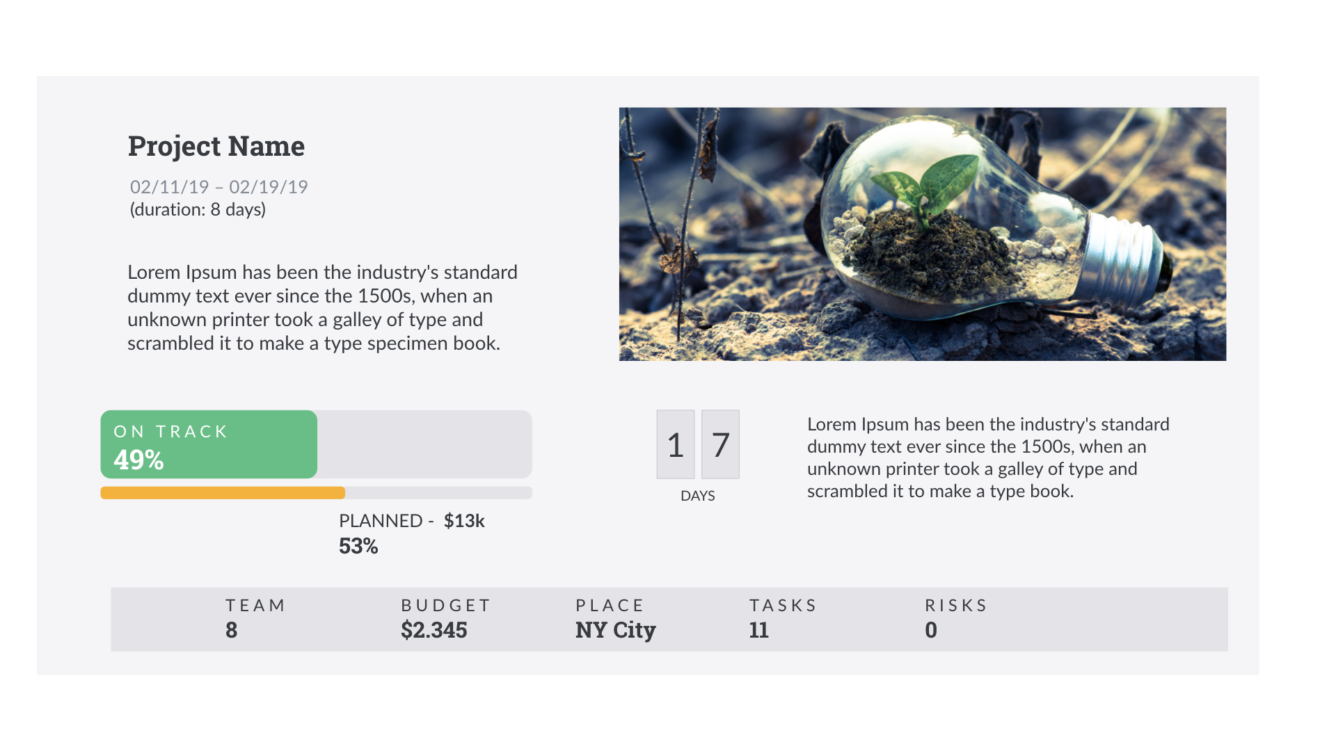 Project Status Keynote Presentation Template by SanaNik | GraphicRiver