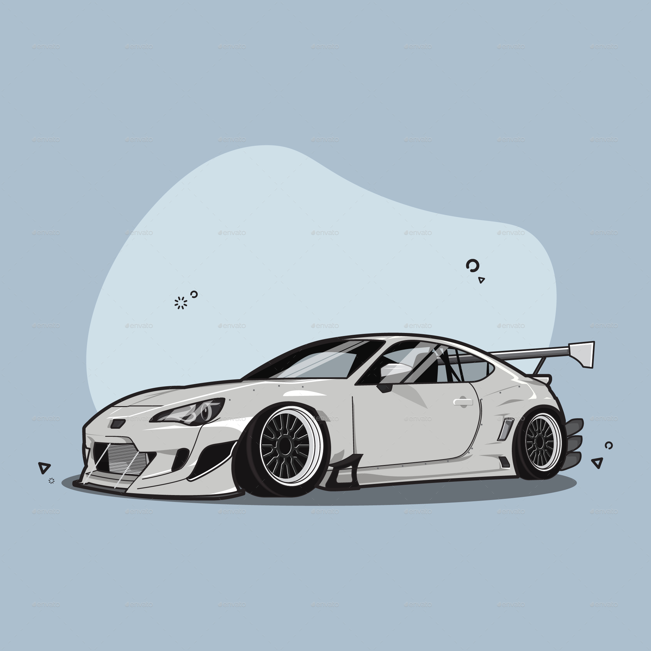 Modern Car Illustrator, Vectors | GraphicRiver